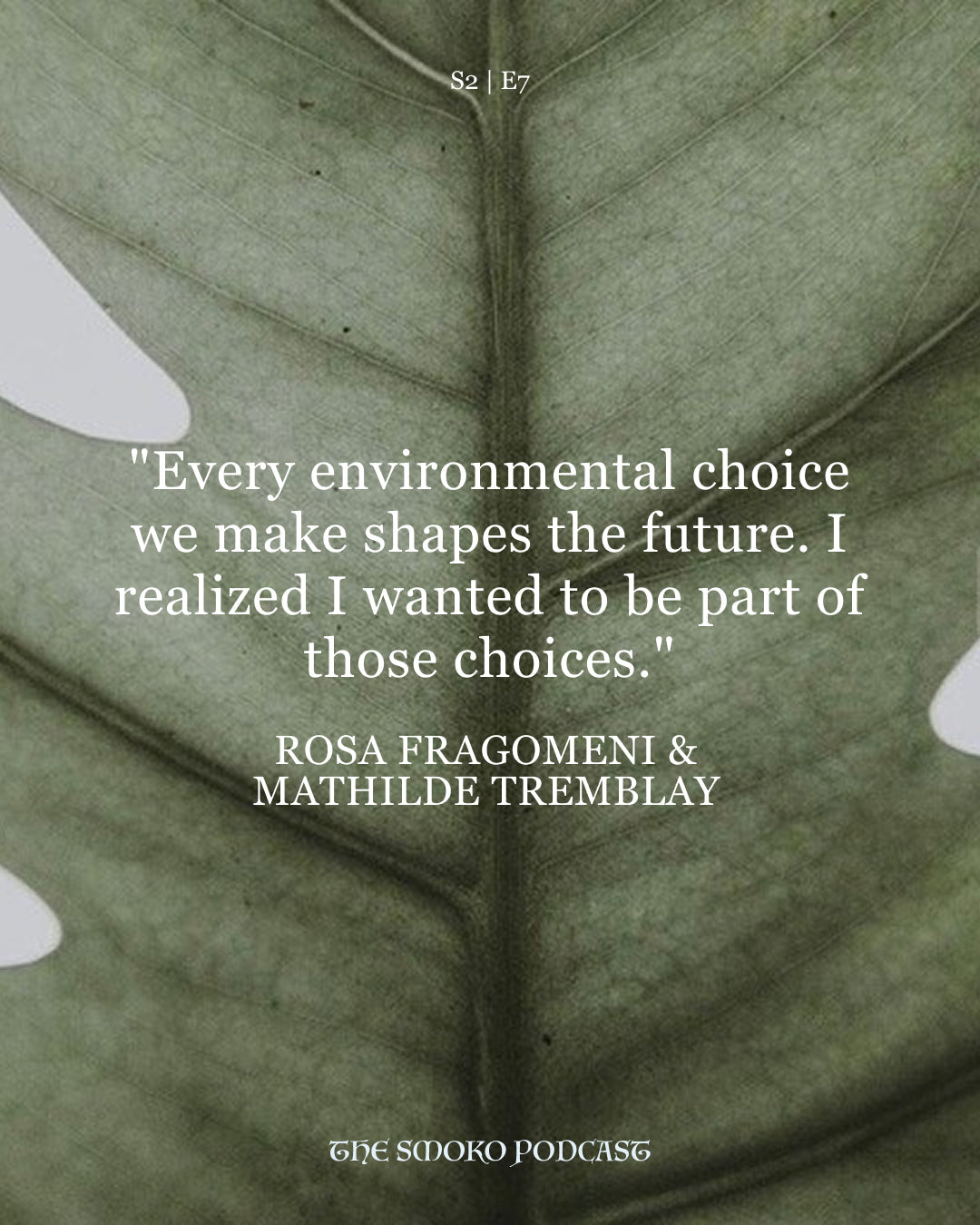 Rosa & Mathilde: Leadership in Environmental Science | Smoko Podcast ...