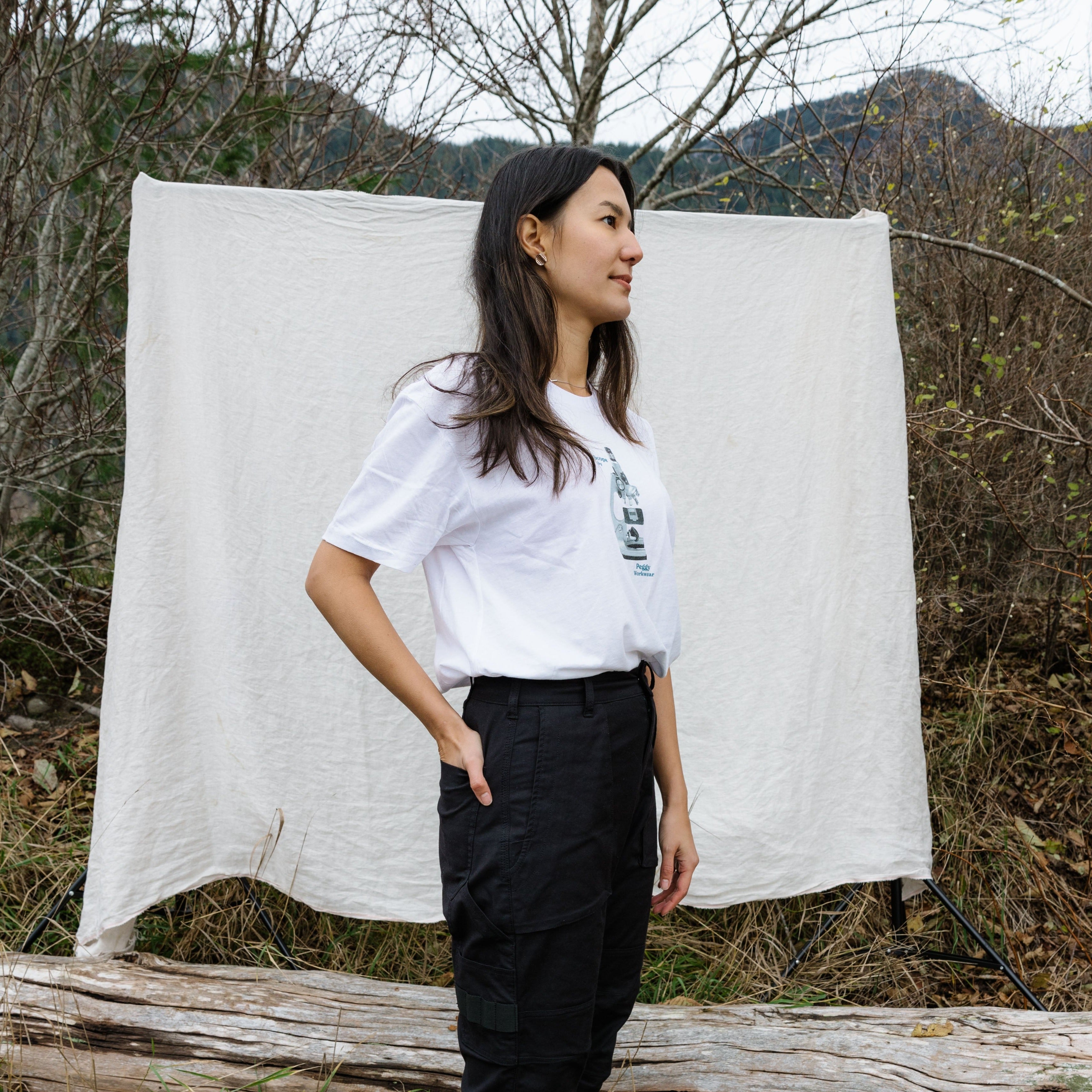 The Barbara T-Shirt – 100% Cotton Relaxed Fit Tee | Peggy Workwear Canada